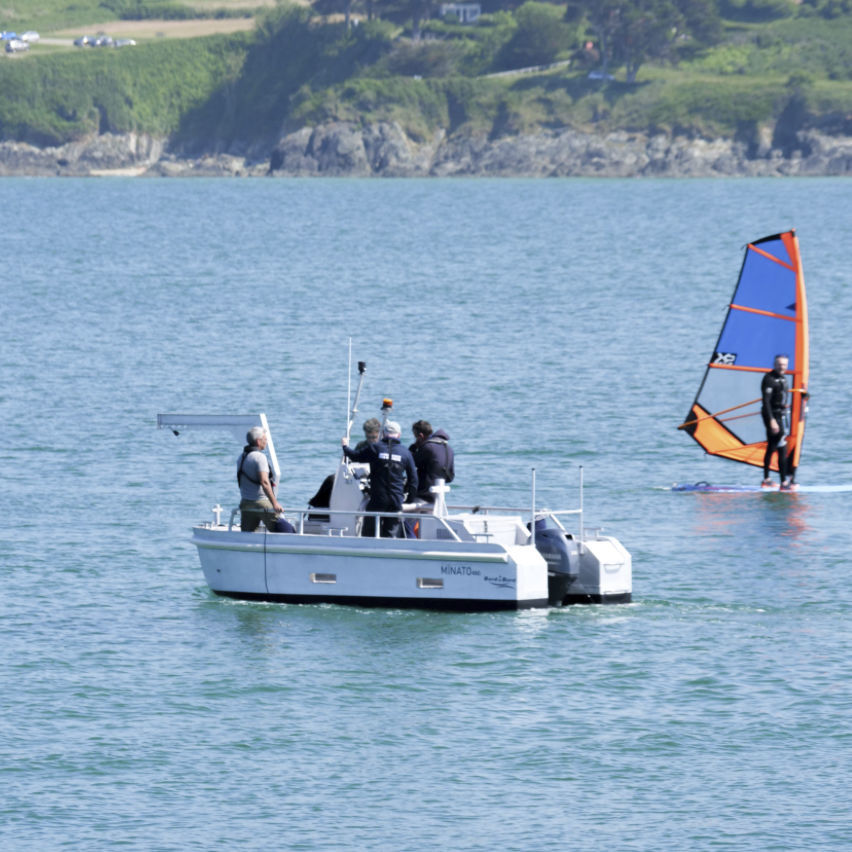 Work boat - Minato 480 - BORD A BORD - catamaran / aluminum