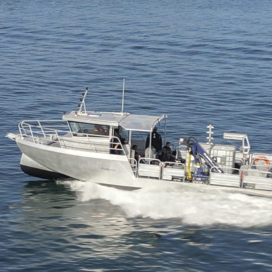 Work boat - Pixsea pro 1200 - BORD A BORD - dive support boat ...