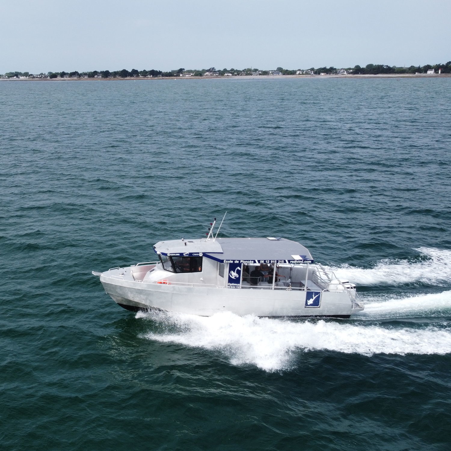 Dive support boat - DERVINIS 1200 PLONGEE - BORD A BORD - outboard ...