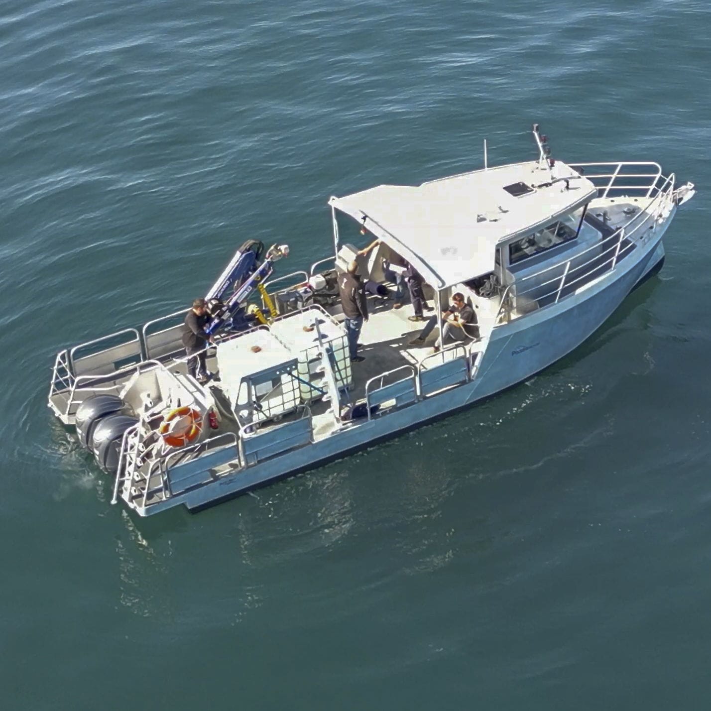 Dive support boat - PIXSEA 1200 - BORD A BORD - outboard / aluminum ...