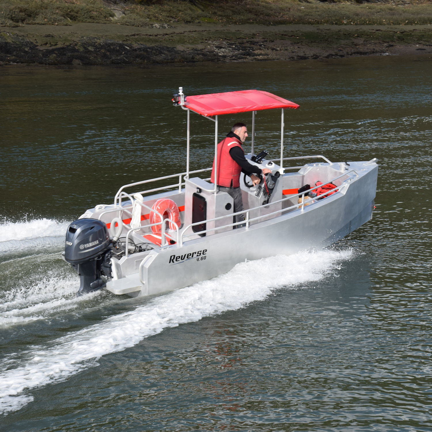 Search and rescue boat - Amarès REVERSE 660 - BORD A BORD - work boat ...