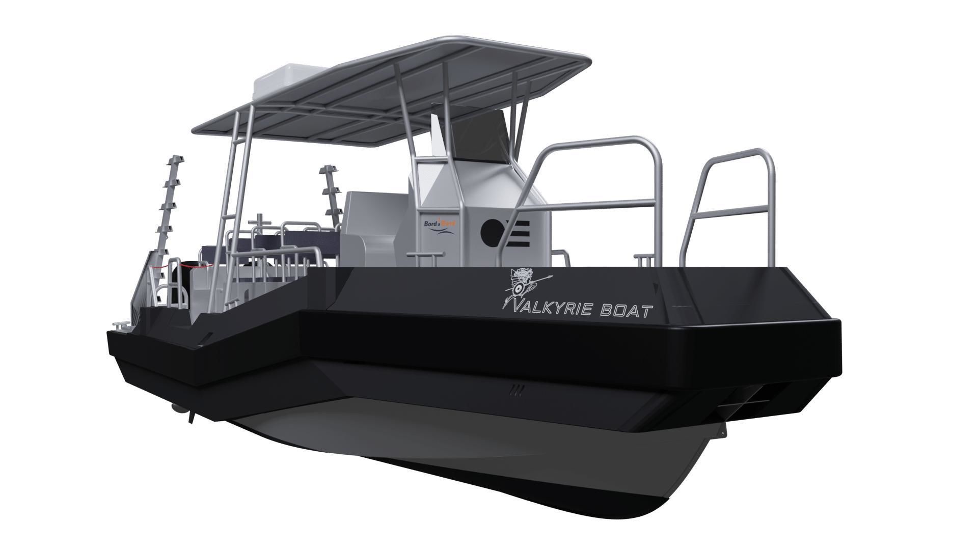 Work boat - Valkyrie 800 - BORD A BORD - passenger boat / outboard ...