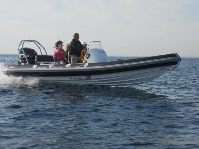 Outboard inflatable boat - RIB 690 - Solent Ribs - rigid / center ...