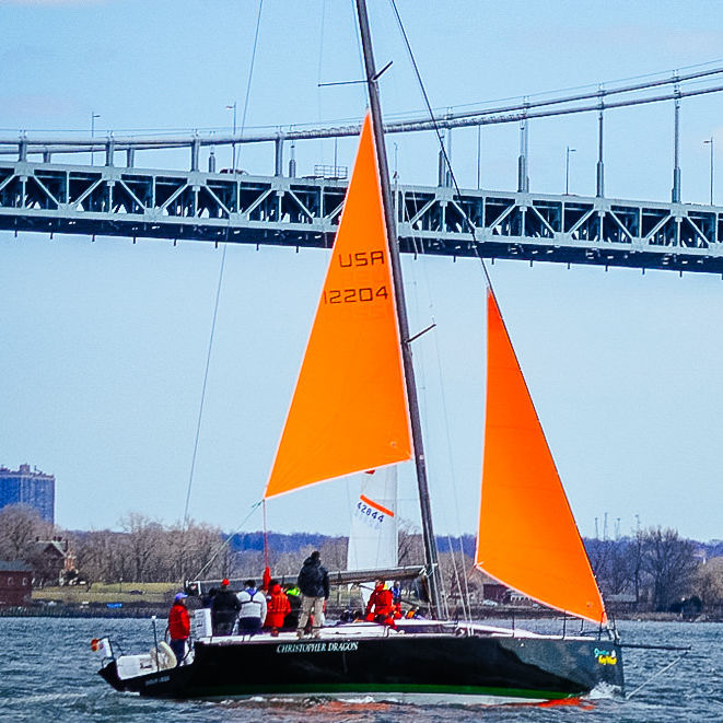 Storm jib - Trysail - UK-Halsey International - for cruising sailboats