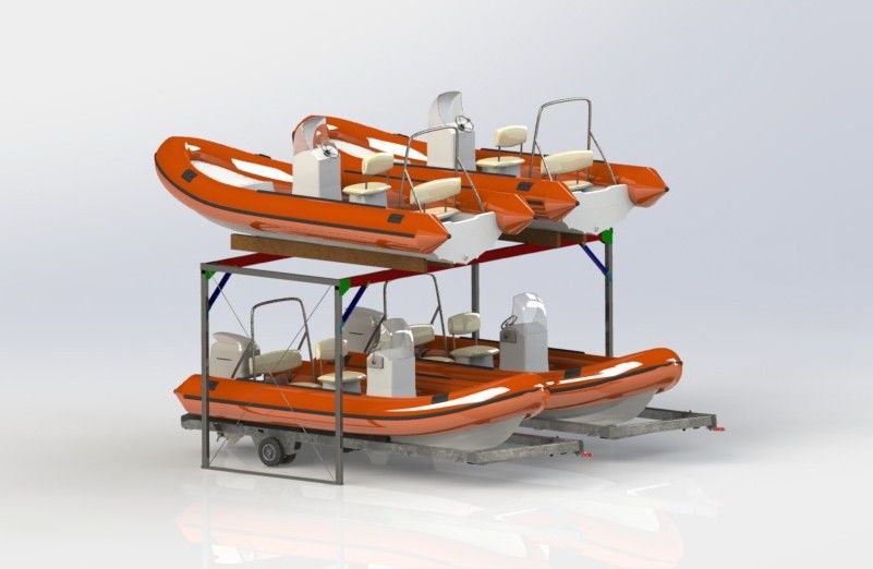 Boat rack - MODUL’UP - Nautipark - for dry storage