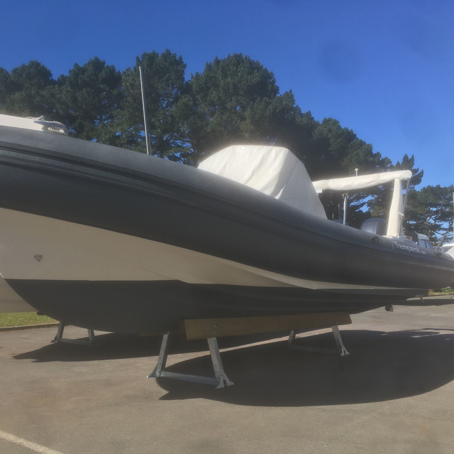 Motor boat cradle - QUICK RACK - Nautipark - mobile