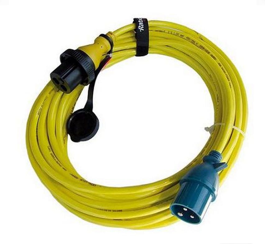 Electric cable - MP16 16A/250V - Ratio Electric BV - for docks / marine