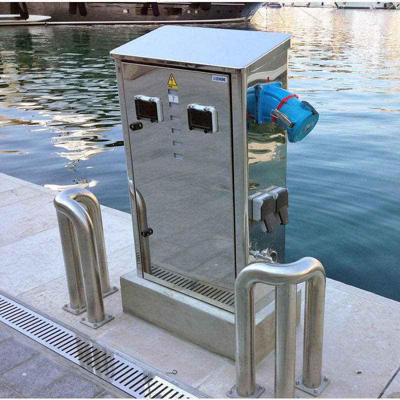 Electrical distribution pedestal - Riviera 100 - Depagne - with built ...