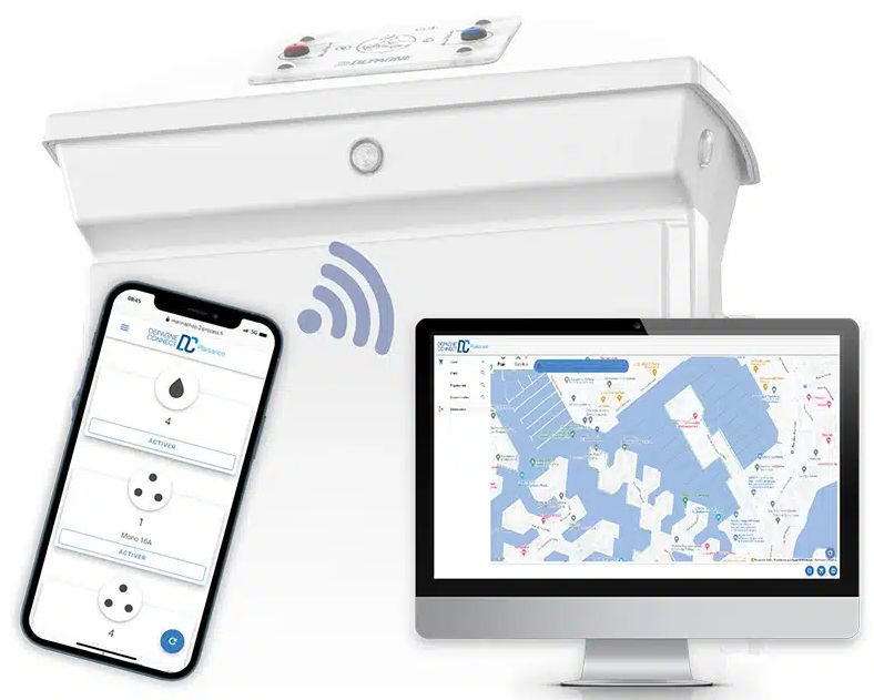 Management software - Connect - Depagne - for water supply pedestal ...