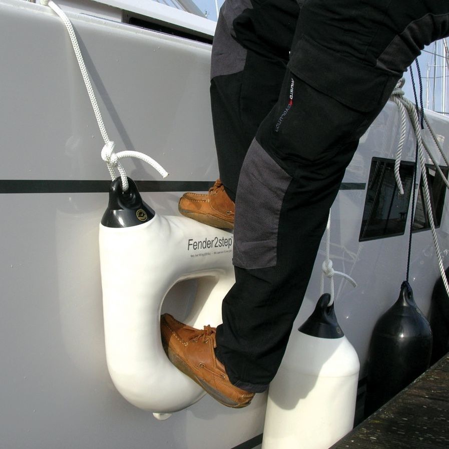Boat fender - Fender2step™ - DAN-FENDER - ring / black / blue