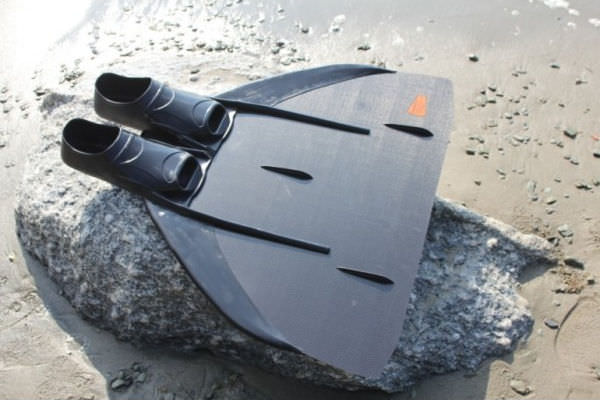 Freediving monofin - LF - Leaderfins - carbon