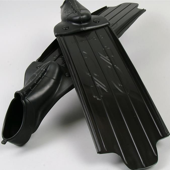 Spearfishing fins - WAHOO DARK / WAHOO FOG - C 4 - plastic