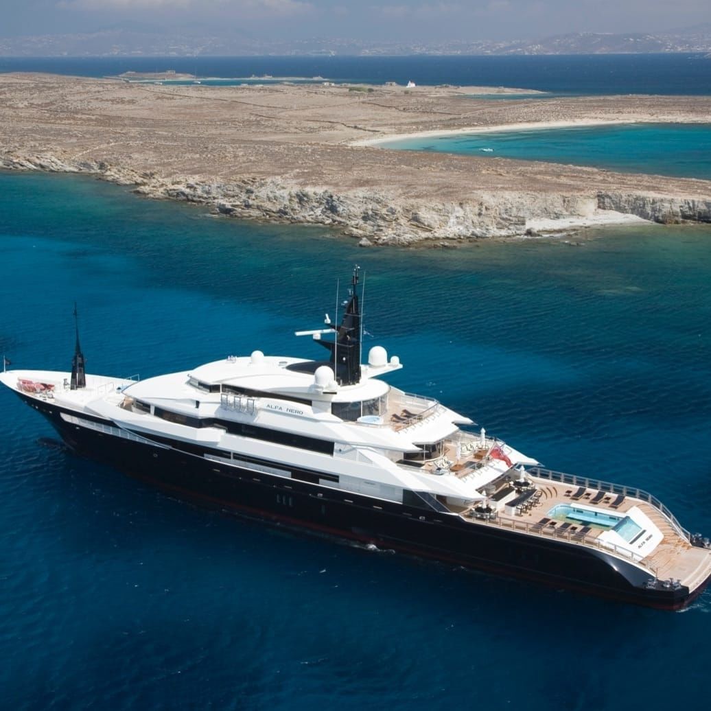 Cruising mega-yacht - ALFA NERO - Oceanco - raised pilothouse / with ...