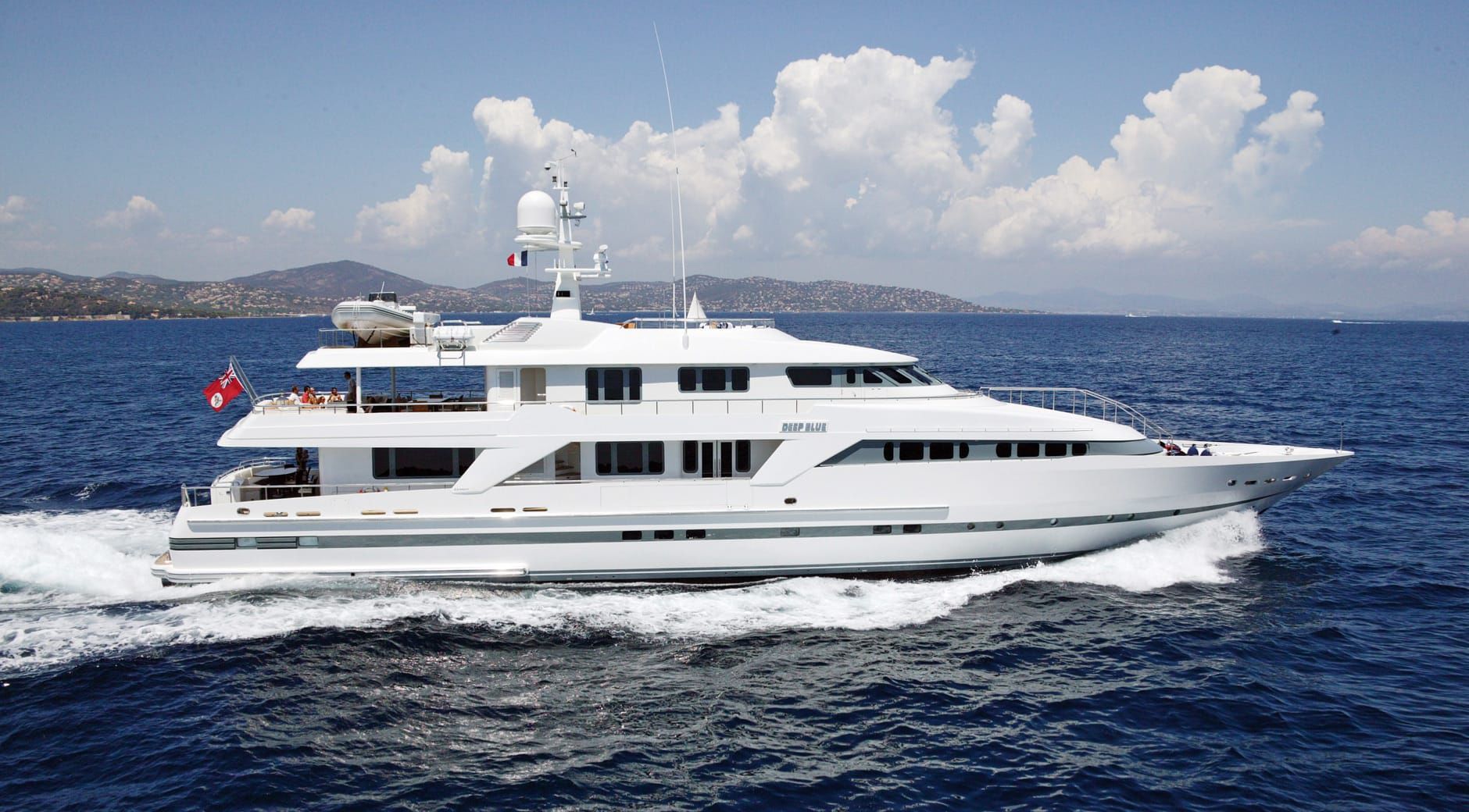 Cruising super-yacht - DEEP BLUE II - Oceanco - flybridge / raised ...