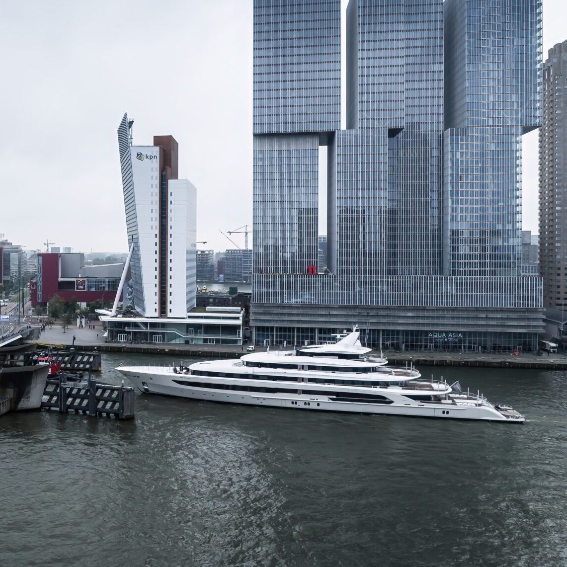 Cruising mega-yacht - PROJECT H - Oceanco - raised pilothouse