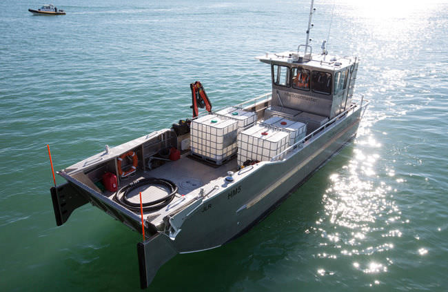 Oil spill recovery barge professional boat - HM5 - McMullen & Wing ...