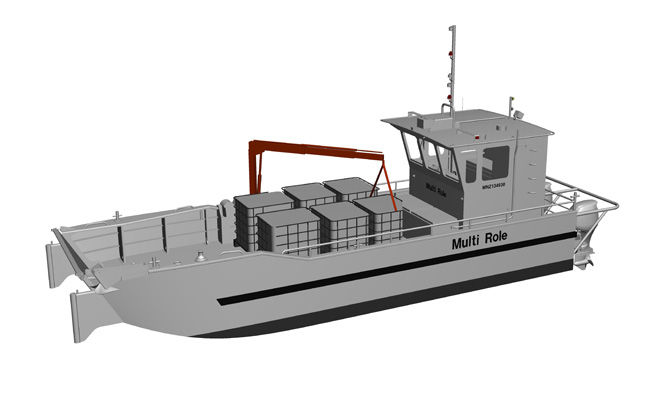 Work boat professional boat / inboard / aluminum - McMullen & Wing
