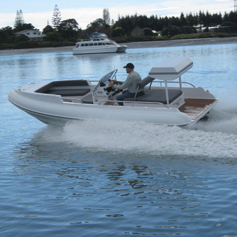 Inboard center console boat - SOLAS - McMullen & Wing - yacht tender