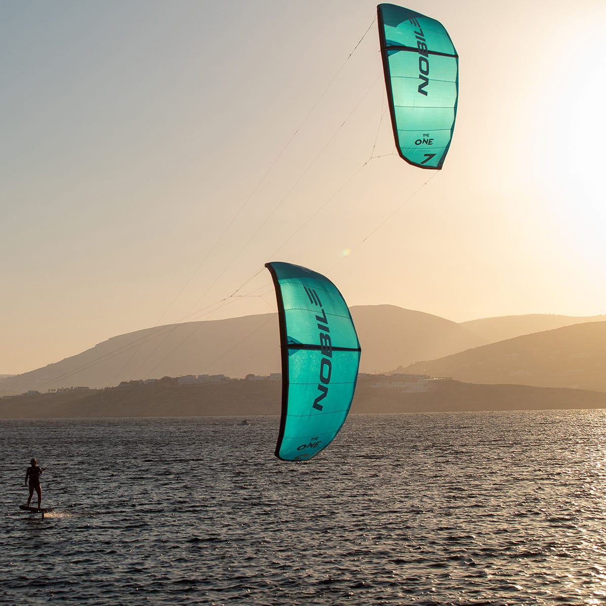 C-shape kitesurf kite - THE ONE - Nobile Sp. z.o.o - light-wind