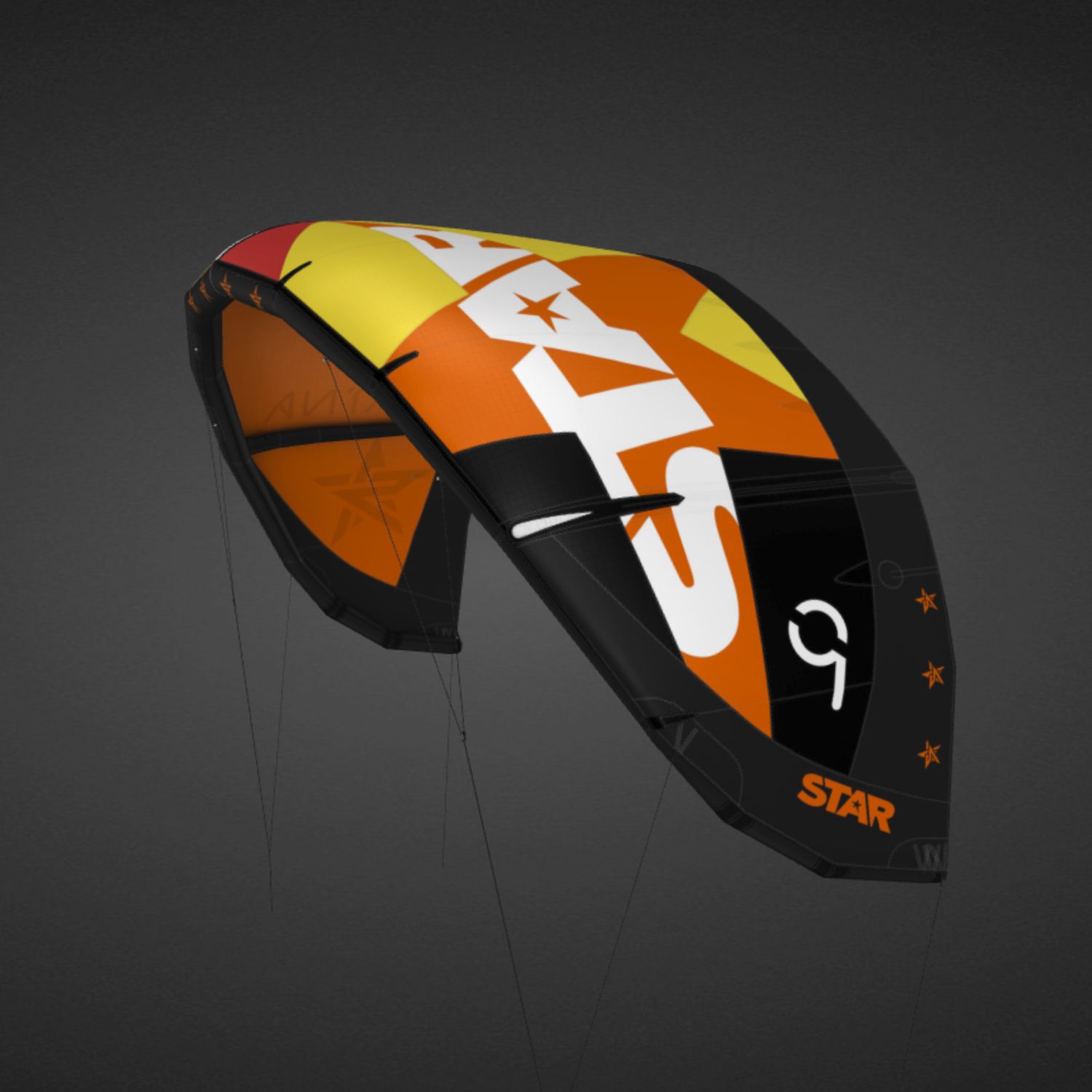 C-shape kitesurf kite - TAINA V7 - Star kites - all-around