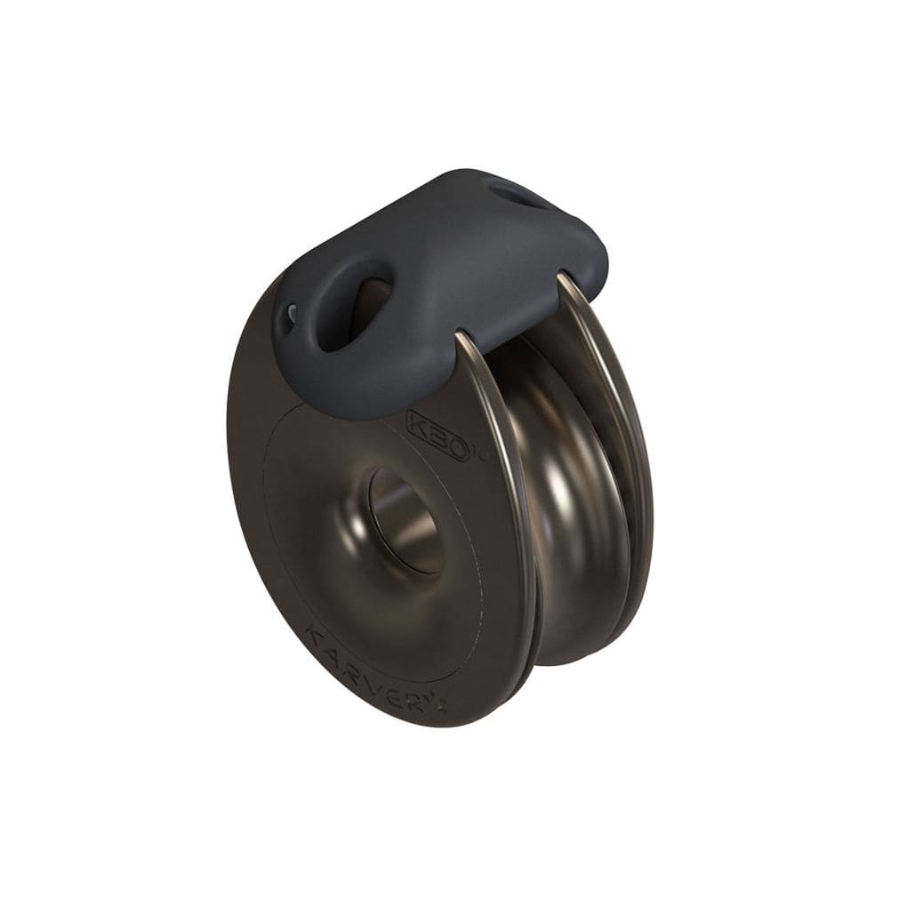 Single block - KBO10 - KARVER SYSTEMS - cheek / lashing / plain bearing