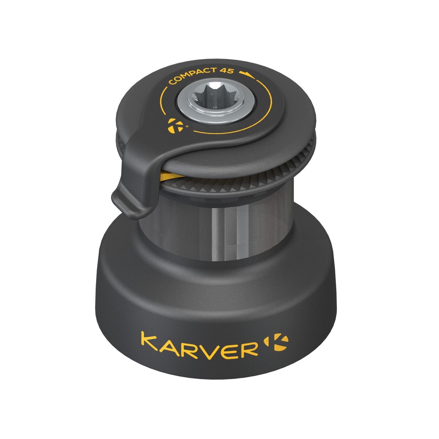 2-speed sailboat winch - KCW 45 - KARVER SYSTEMS - 4-speed / anodized ...