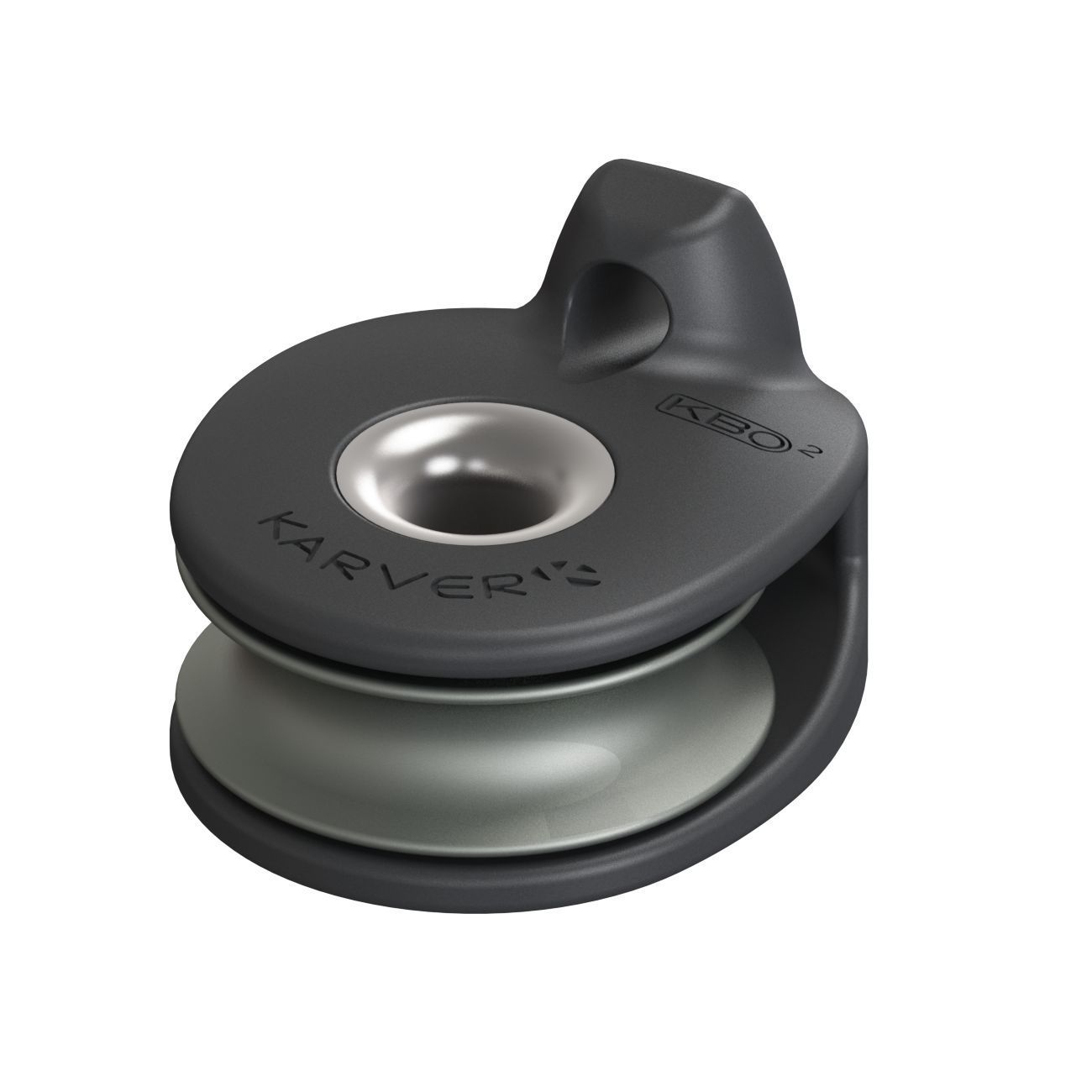 Single block - KBO2FB - KARVER SYSTEMS - cheek / flat / with fork