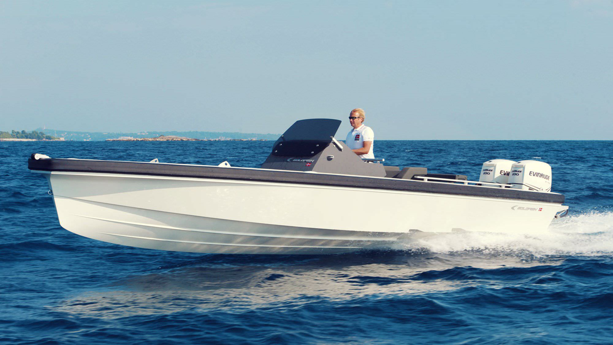 Outboard center console boat - 28 - Goldfish - yacht tender