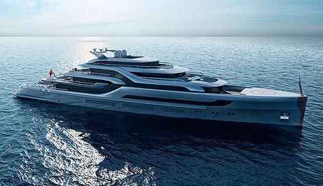 Cruising mega-yacht - BLADE88 - Dunya Yachts - raised pilothouse / with swimming pool / with ...