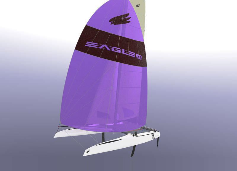 Coastal racing sport catamaran - 20 C - Eagle Catamarans - double ...