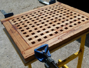 Teak grating - Custom-sized - Directeck