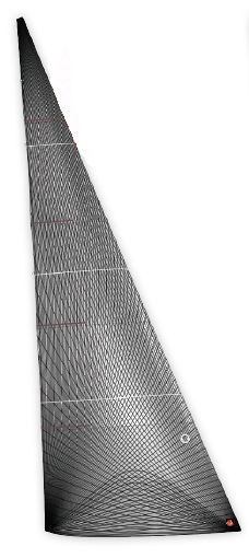Headsail - DELTA Voiles - for racing sailboats / carbon / Kevlar®