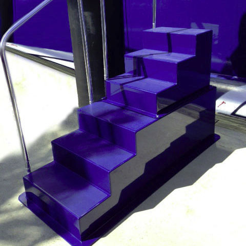 Aluminum boat step - Beachcomber Fiberglass Technology