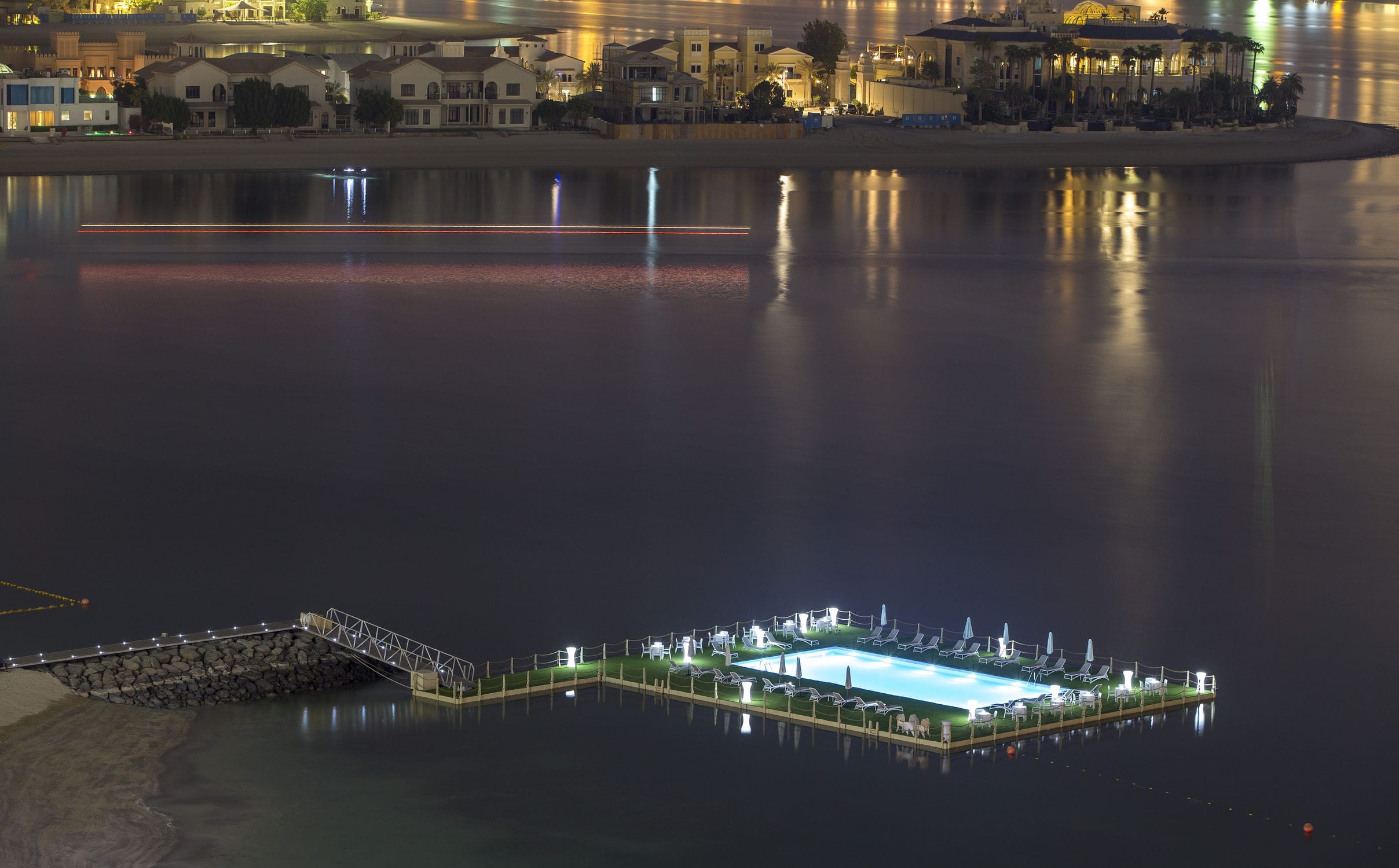 Floating swimming pool - Fresh Water Swimming Pool - PMS DOCK MARINE ...