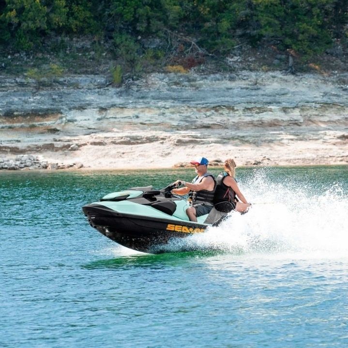 Seated jet-ski - WAKE 170 - Sea-doo - three-seater / 170 hp