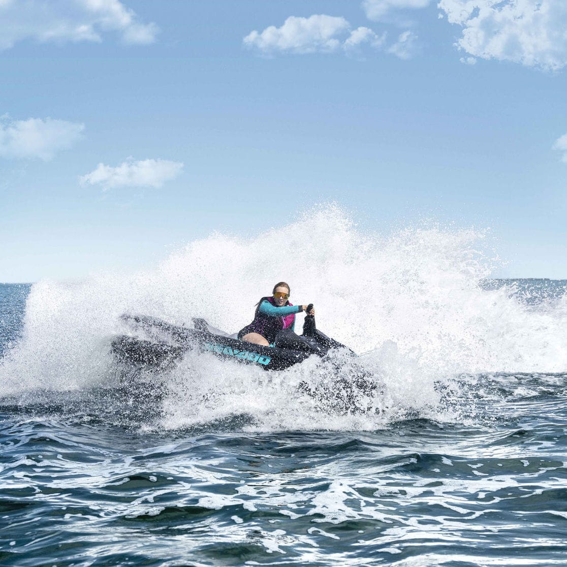 Seated jet-ski - GTR 230 - Sea-doo - three-seater / 230 hp