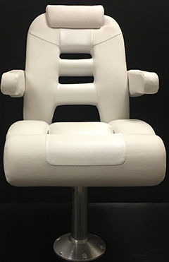 Helm seat - 50-1610GA1VWH - Todd Marine Products - for boat / with ...