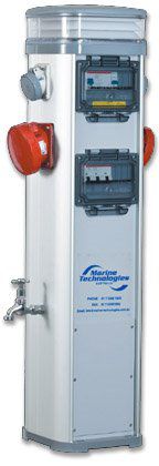 Electrical distribution pedestal - PLATINUM - Marina Dock Systems ...