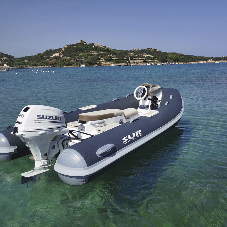 Outboard inflatable boat - ST 325 Rider - Sur Marine - rigid / open ...