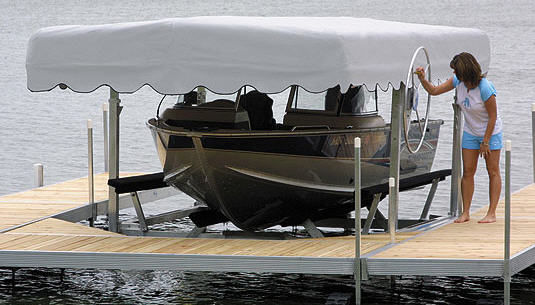 Boat lift - Hi-Lift - Hewitt Boats Lifts and Docks