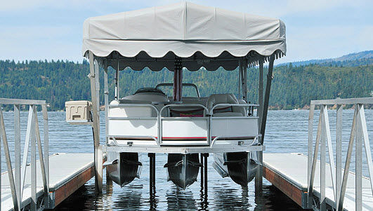 Boat lift - Hewitt Boats Lifts and Docks - hydraulic