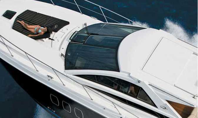 Custom windshield - DIRECT-BOND - Taylor Made Systems - for boats