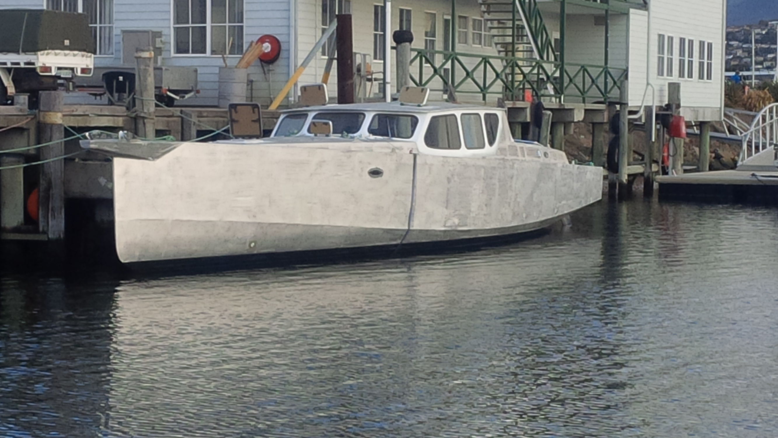 Cruising sailing yacht - GWENHWYFAR - INCAT - with enclosed cockpit ...