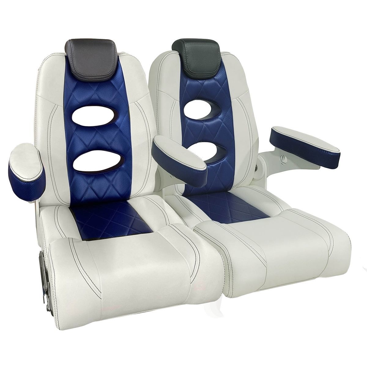 Bucket seat - 4BHY320 - Llebroc Industries - for boat / with armrests ...