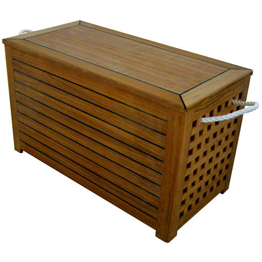 Boat teak trunk - STORAGE CHEST - Valdenassi