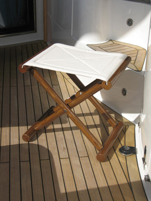 Boat stool - ROUND | 1002DST.E - Valdenassi - wooden