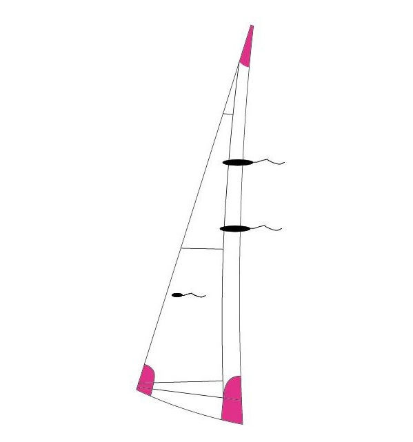 Jib - FSHBDRA100 - Forward Sailing - for sport multihulls / Dacron®