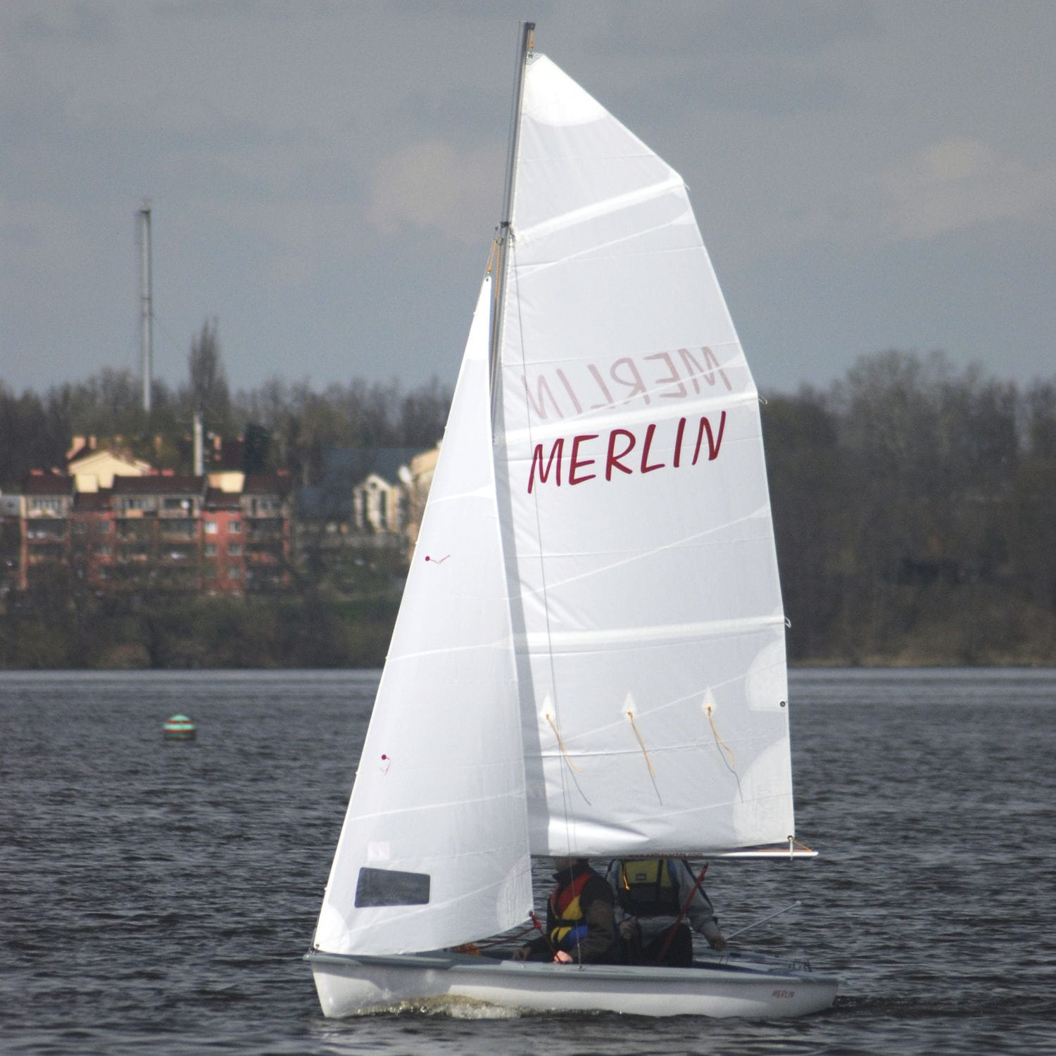Single-handed sailing dinghy - MERLIN - KAMA - children's / double ...