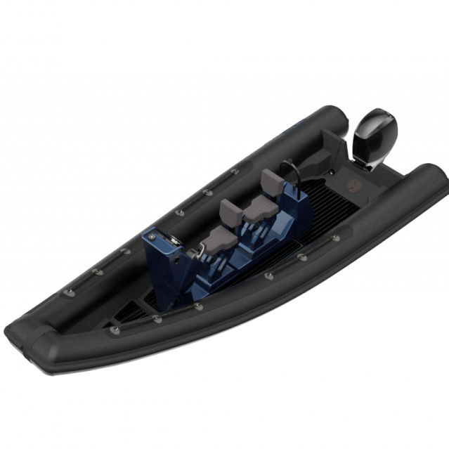 Utility boat - IQ6 - 3D MARINE - outboard / PVC / rigid hull