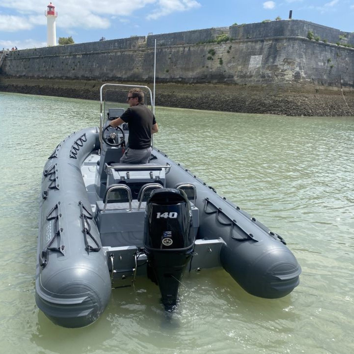 Patrol boat - 600 - 3D MARINE - outboard / PVC / Hypalon®